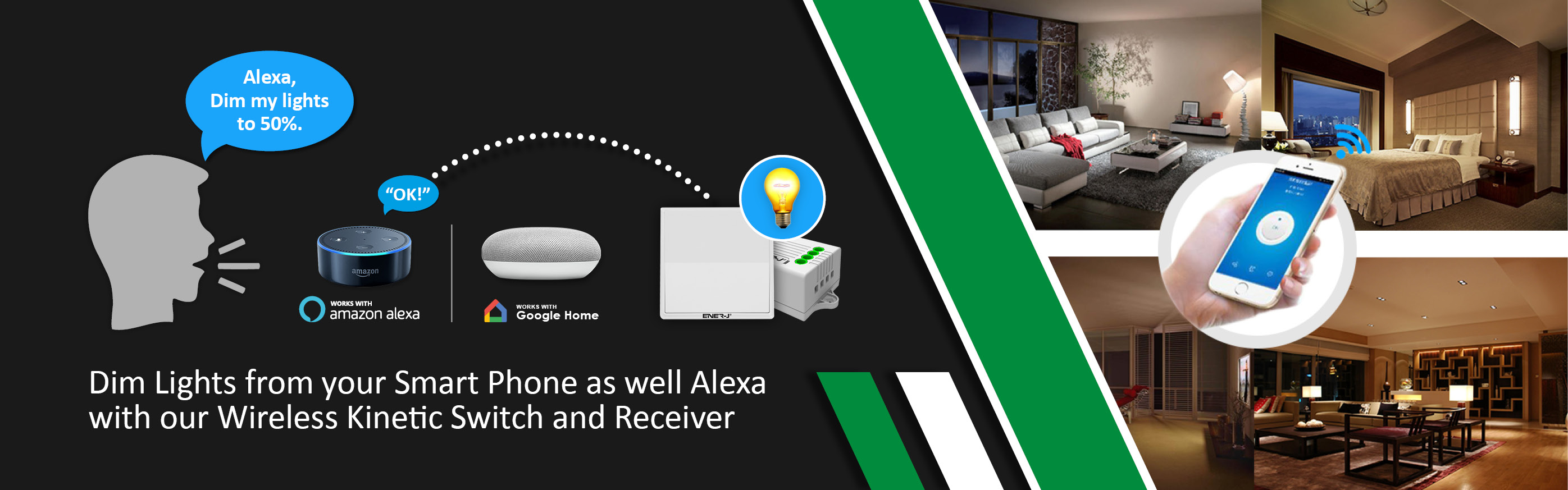 ENER-J Smart Home Automation, Wireless Switches, IP Cameras, Extractor Fans
