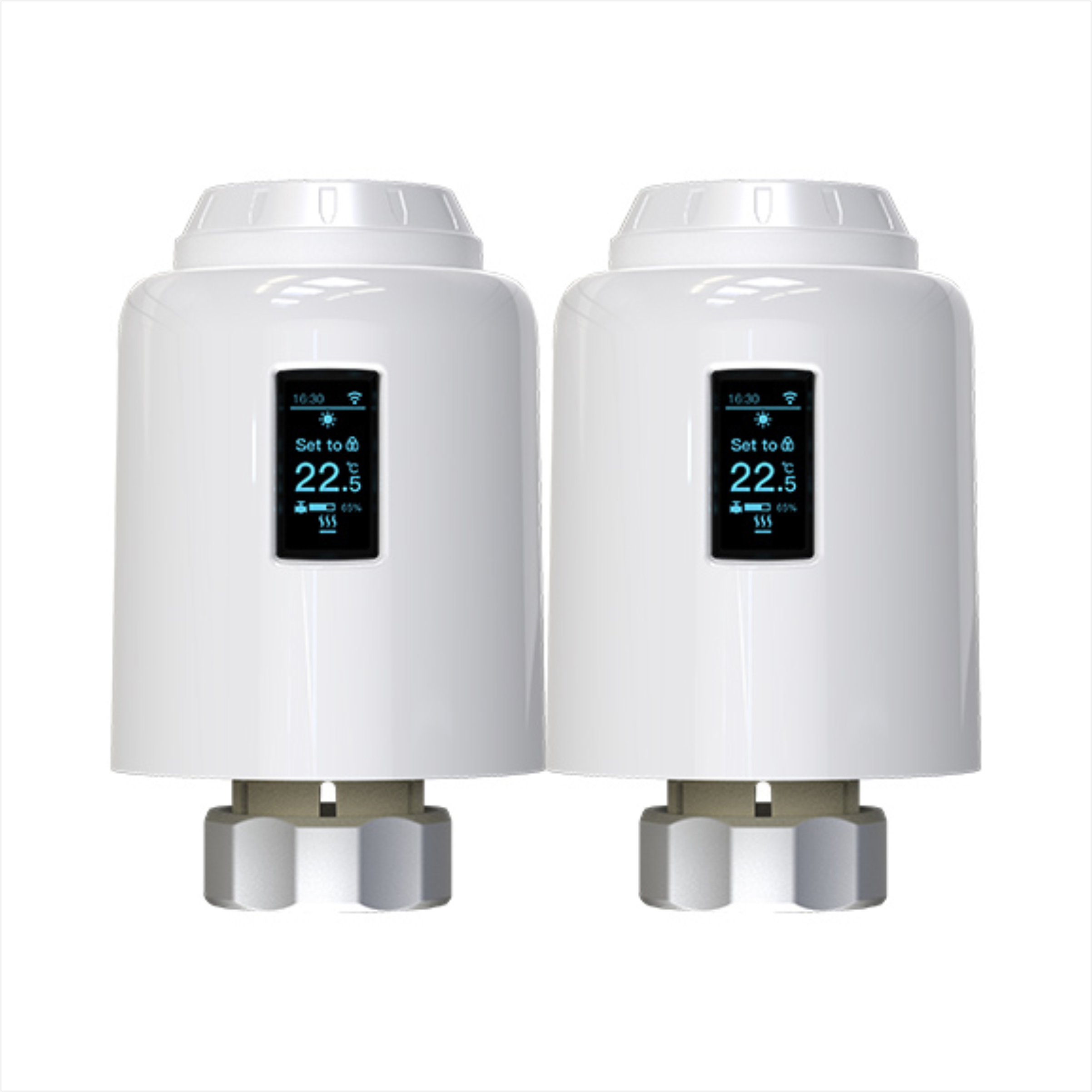 Smart Thermostatic Radiator Valve No Hub Needed, APP & Voice Control