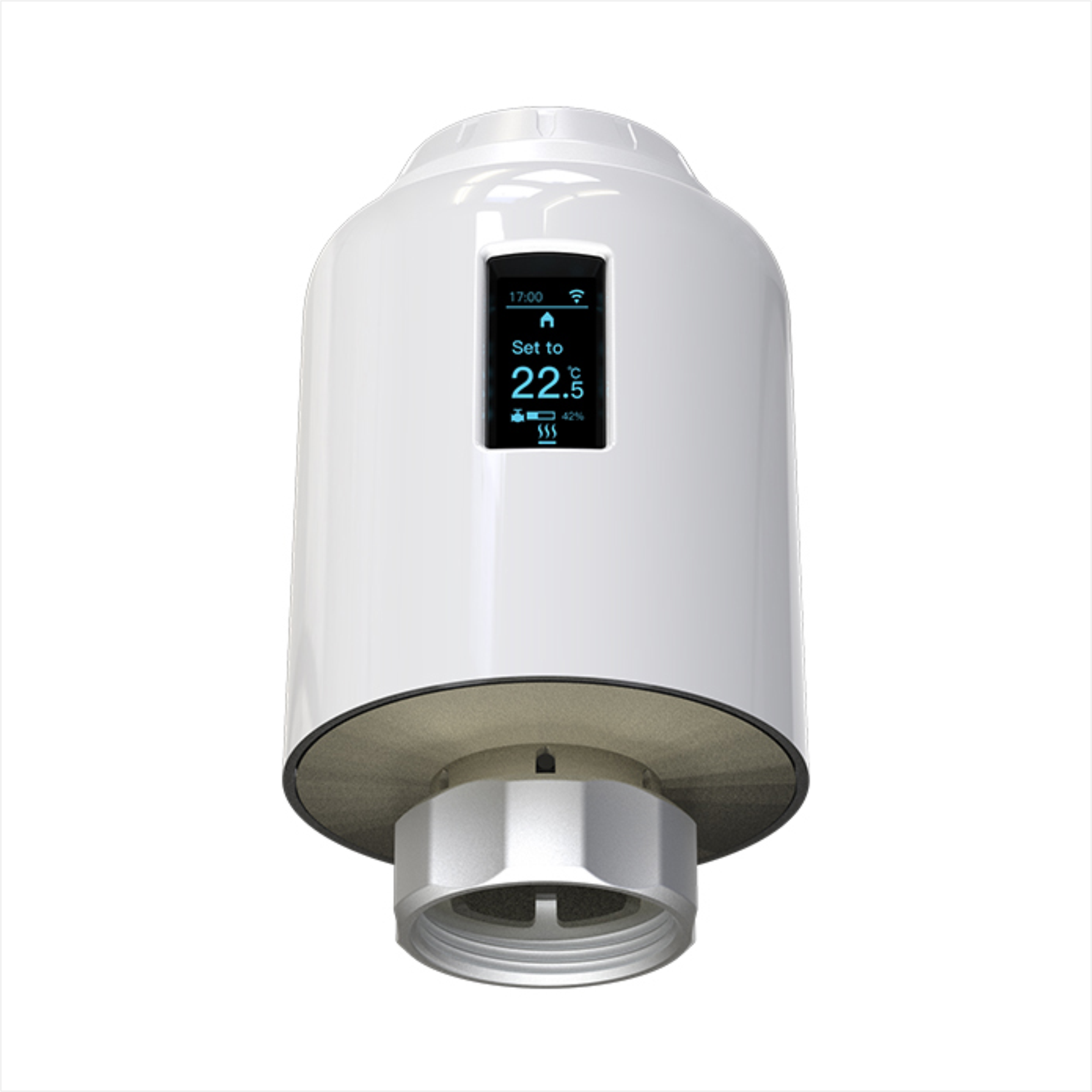 Smart Thermostatic Radiator Valve No Hub Needed, APP & Voice Control