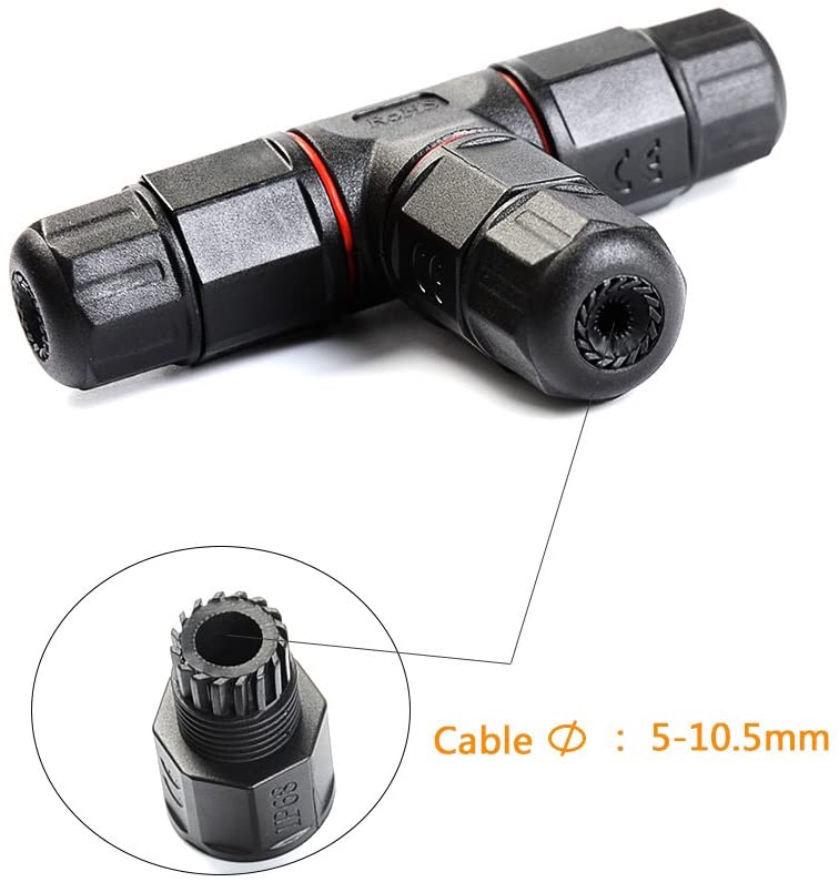 2 pack * Junction Box Cable Connector Waterproof Outdoor/External ...
