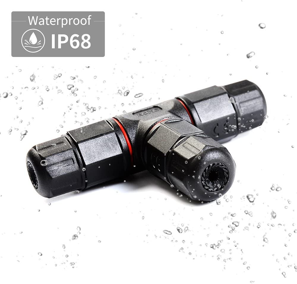 2 pack * Junction Box Cable Connector Waterproof Outdoor/External ...